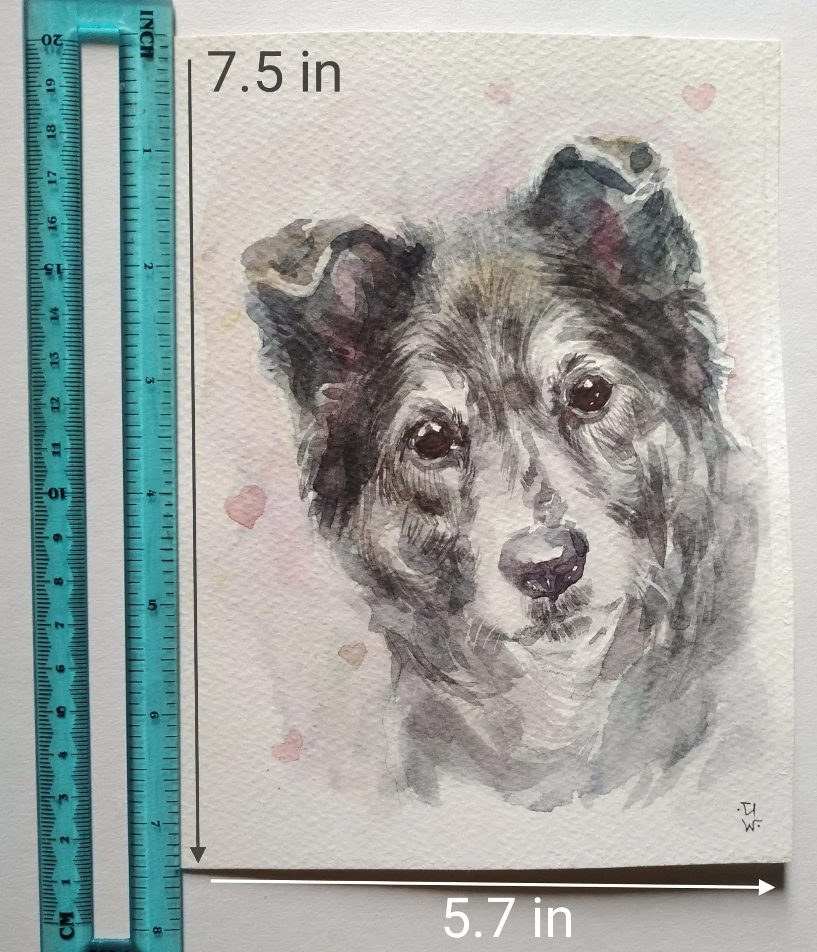 Sweet Sienna Portrait Watercolor Painting - Crealandia