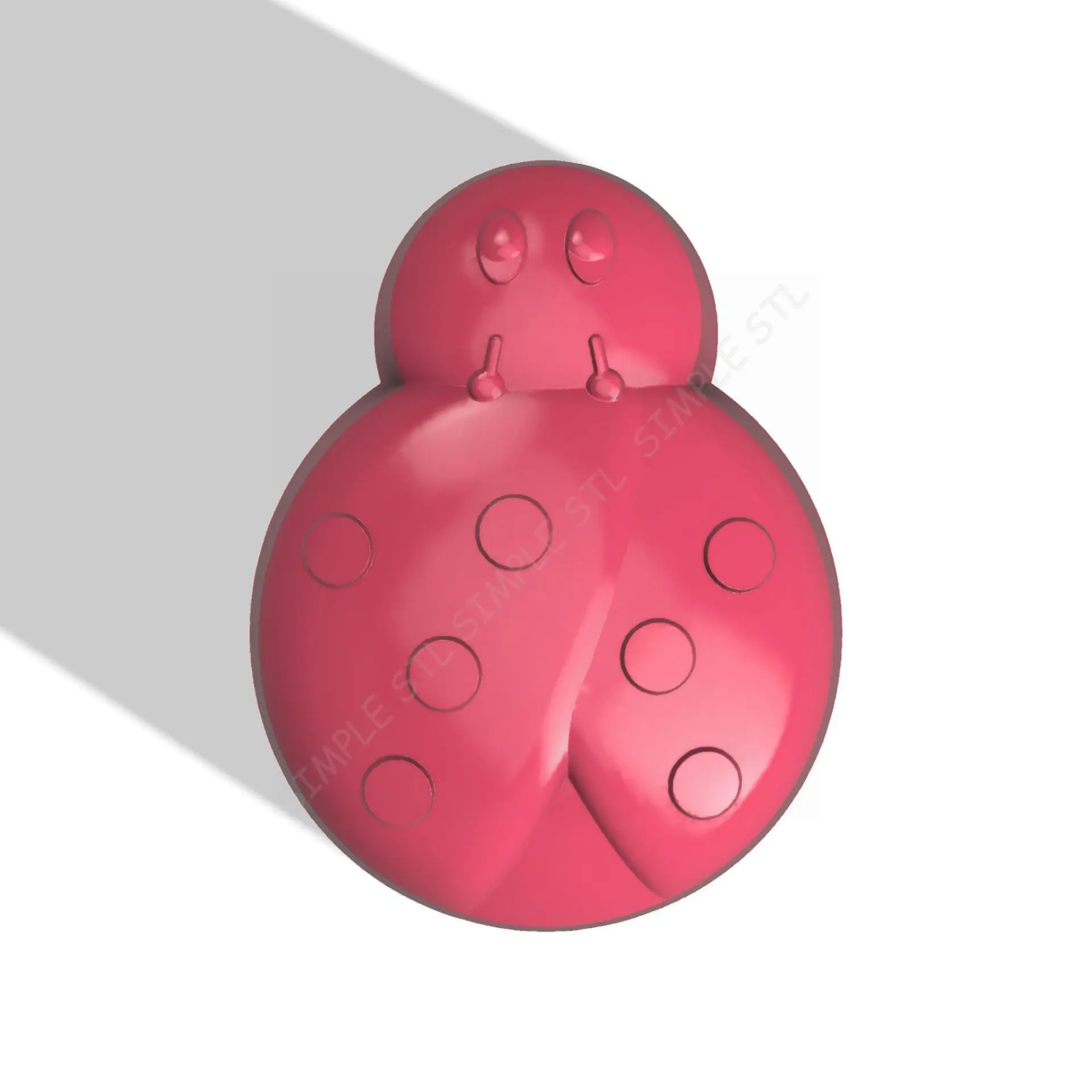 Ladybug STL file for vacuum forming and 3D printing - Crealandia