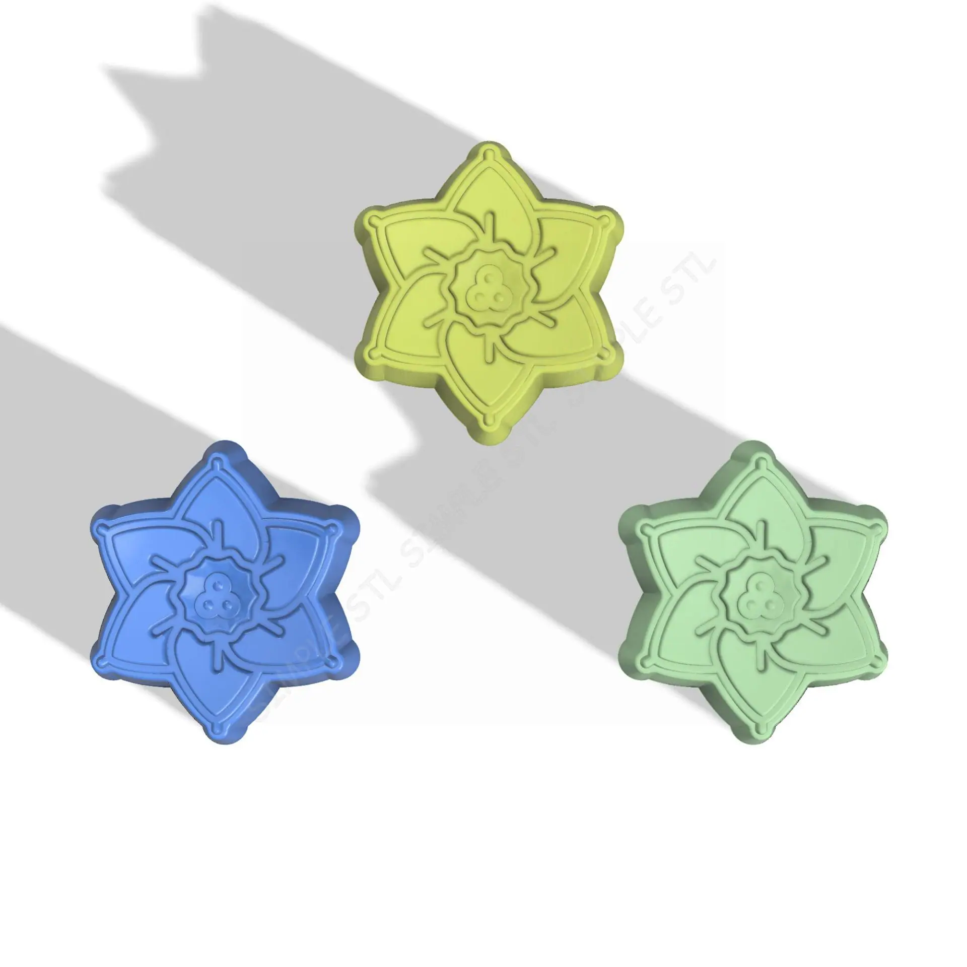 DAFFODIL STL file for vacuum forming and 3D printing - Crealandia