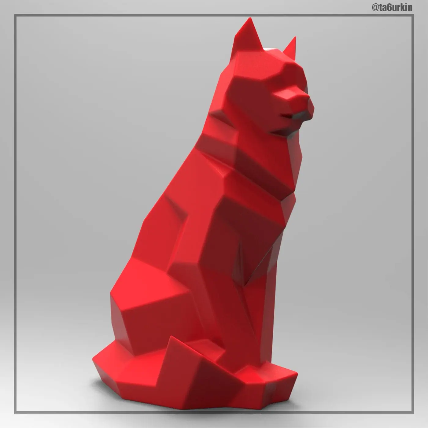 Welding Project Plans Drawings Cat (DXF, PDF) - Crealandia