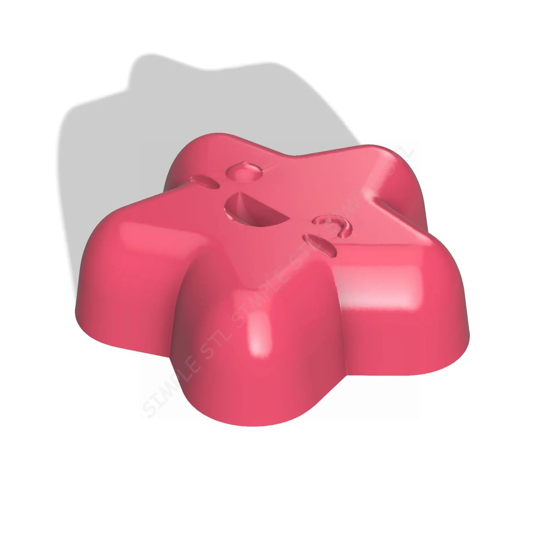 Star STL file for vacuum forming and 3D printing - Crealandia