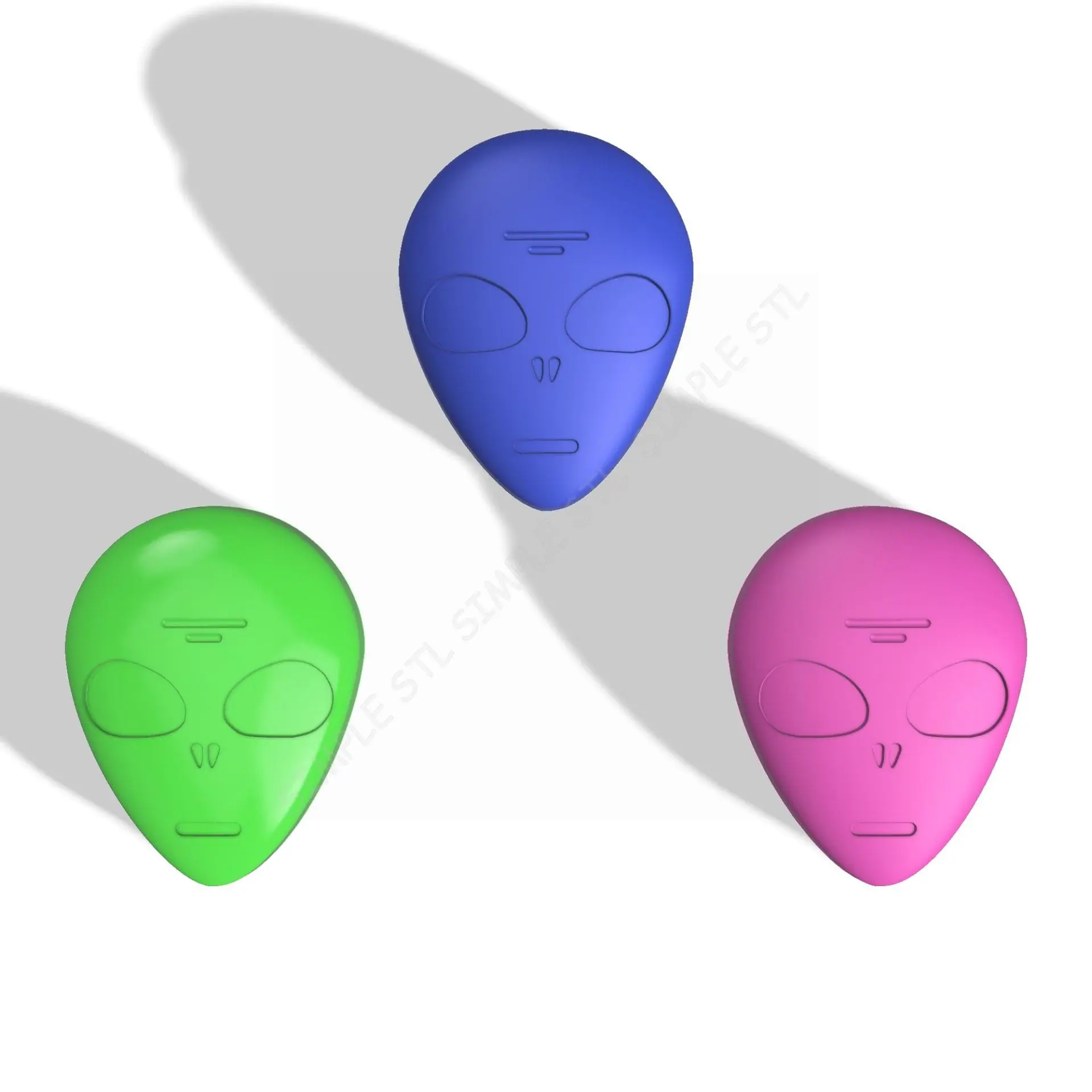 Alien STL file for vacuum forming and 3D printing - Crealandia