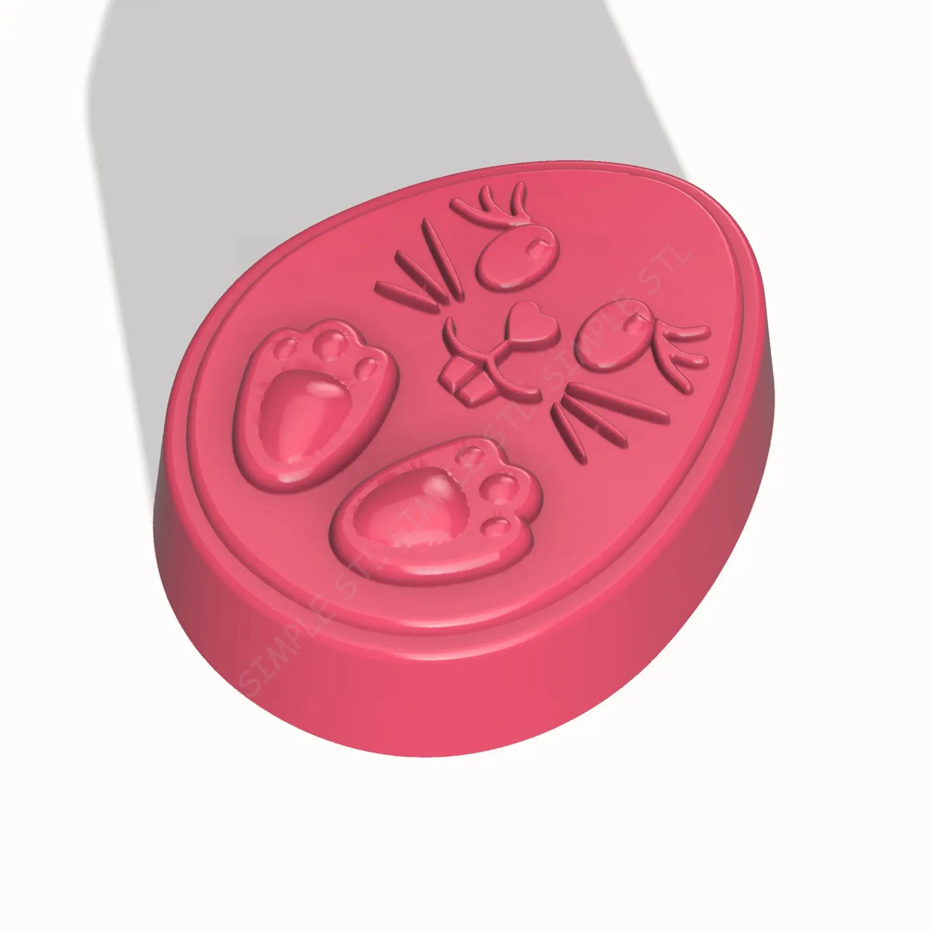 EASTER BUNNY EGG STL FILE for vacuum forming and 3D printing - Crealandia