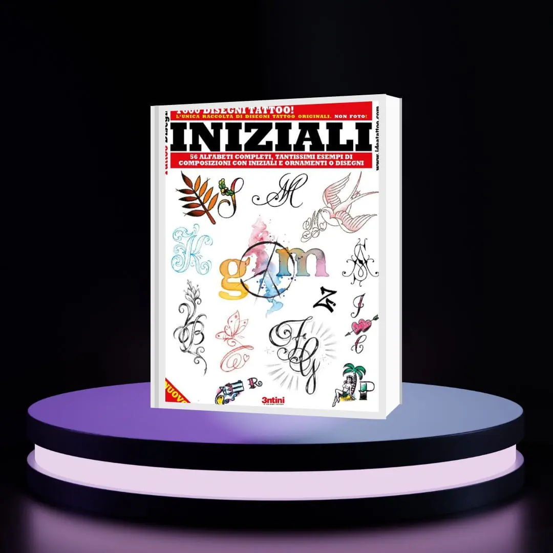 Initials tattoo - Crealandia