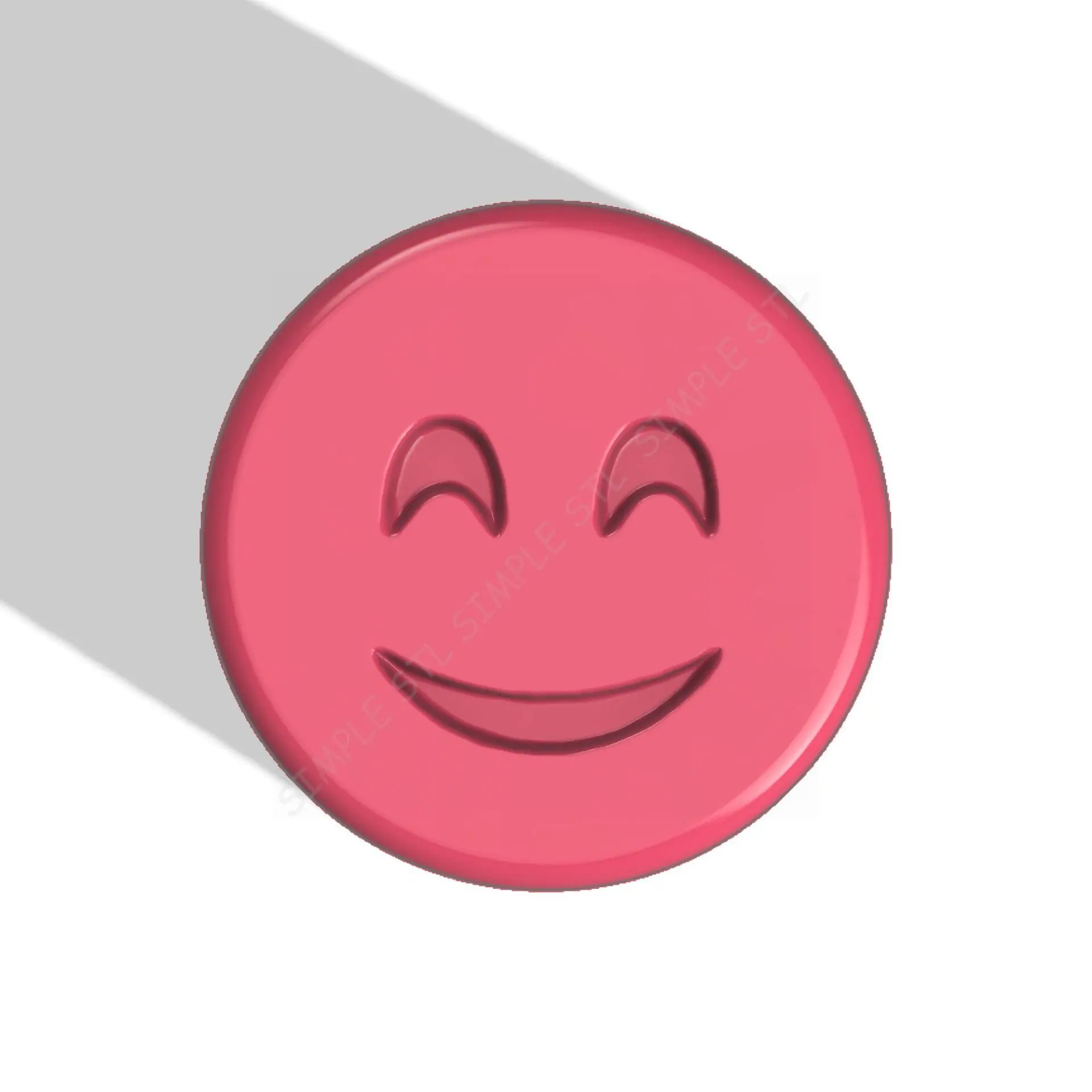 Emoji cute STL file for vacuum forming and 3D printing - Crealandia