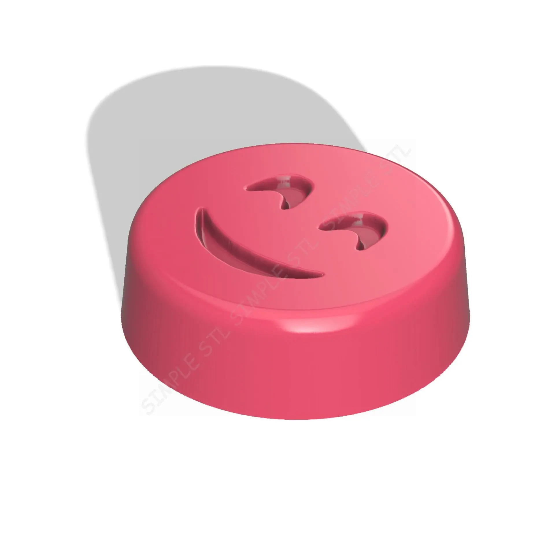 Emoji cute STL file for vacuum forming and 3D printing - Crealandia