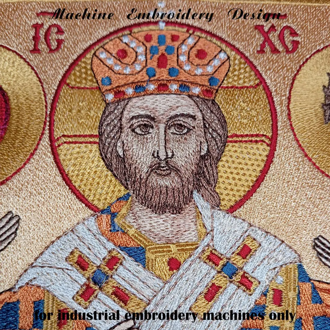 Great High Priest Enthroned embroidery design