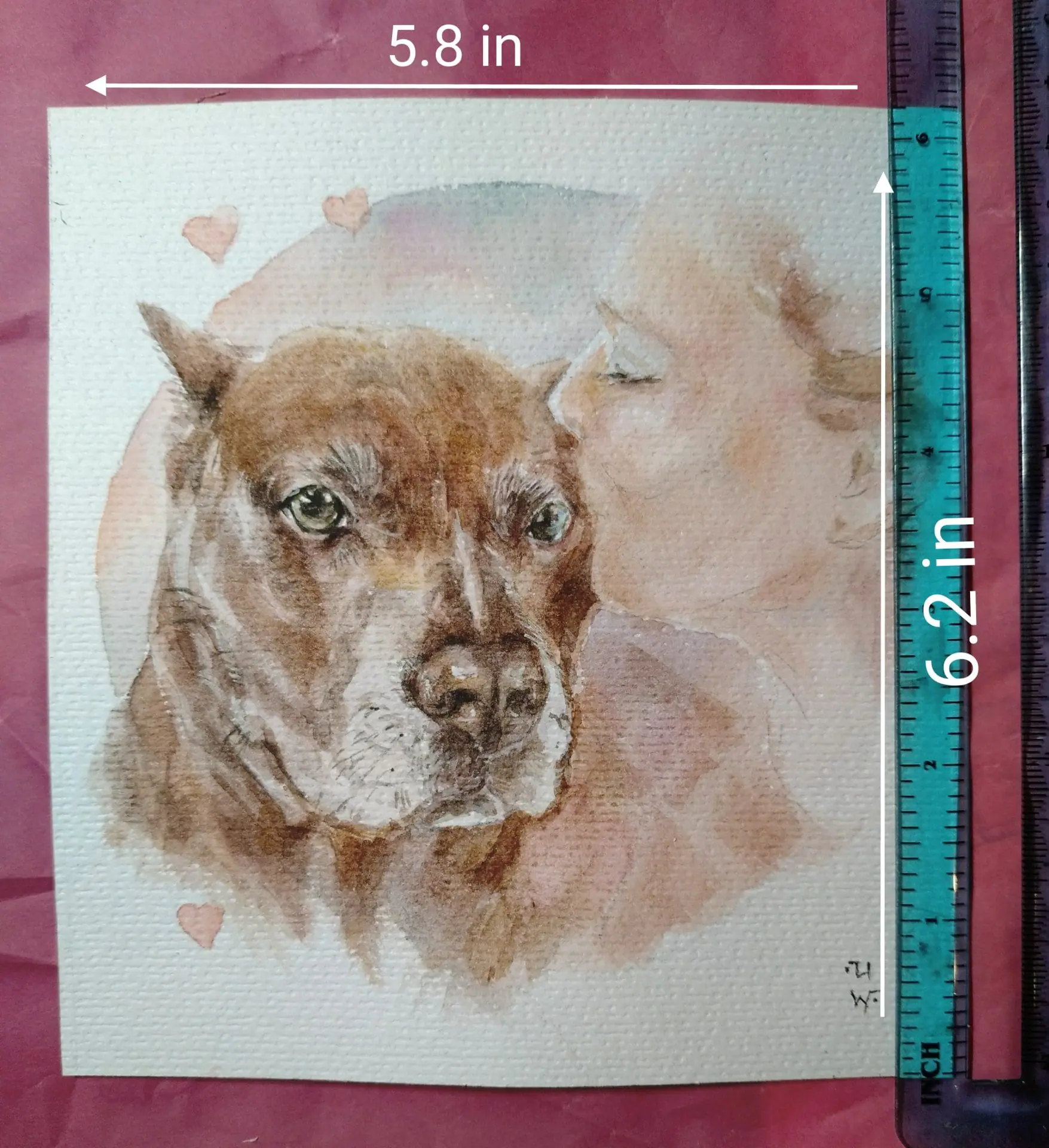 Sweet Dee Portrait Watercolor Painting - Crealandia