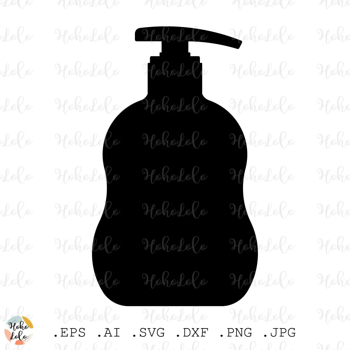 Liquid Soap Svg Shower Gel Cricut Silhouette Stencil Dxf