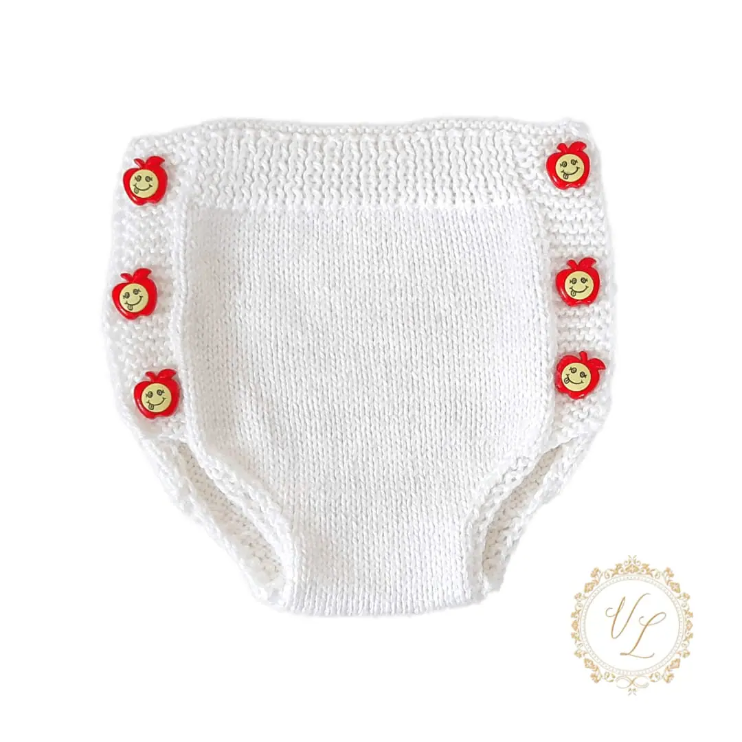 Baby Bloomers Knitting Pattern | Baby Shorts | L13 - Crealandia