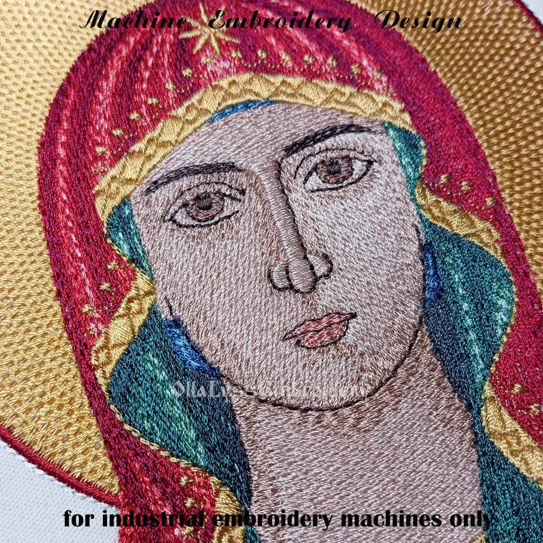 Our Lady of the Sign embroidery design