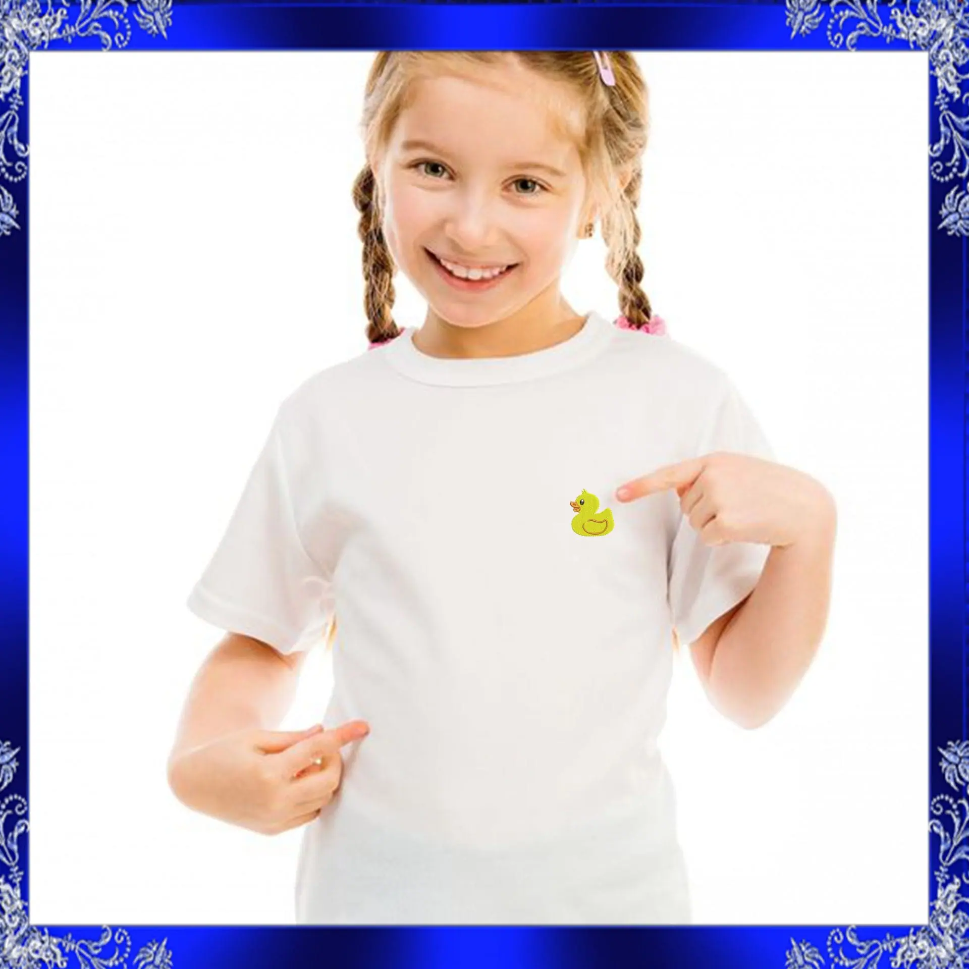 Mini duck machine embroidery design tiny duck embroidery