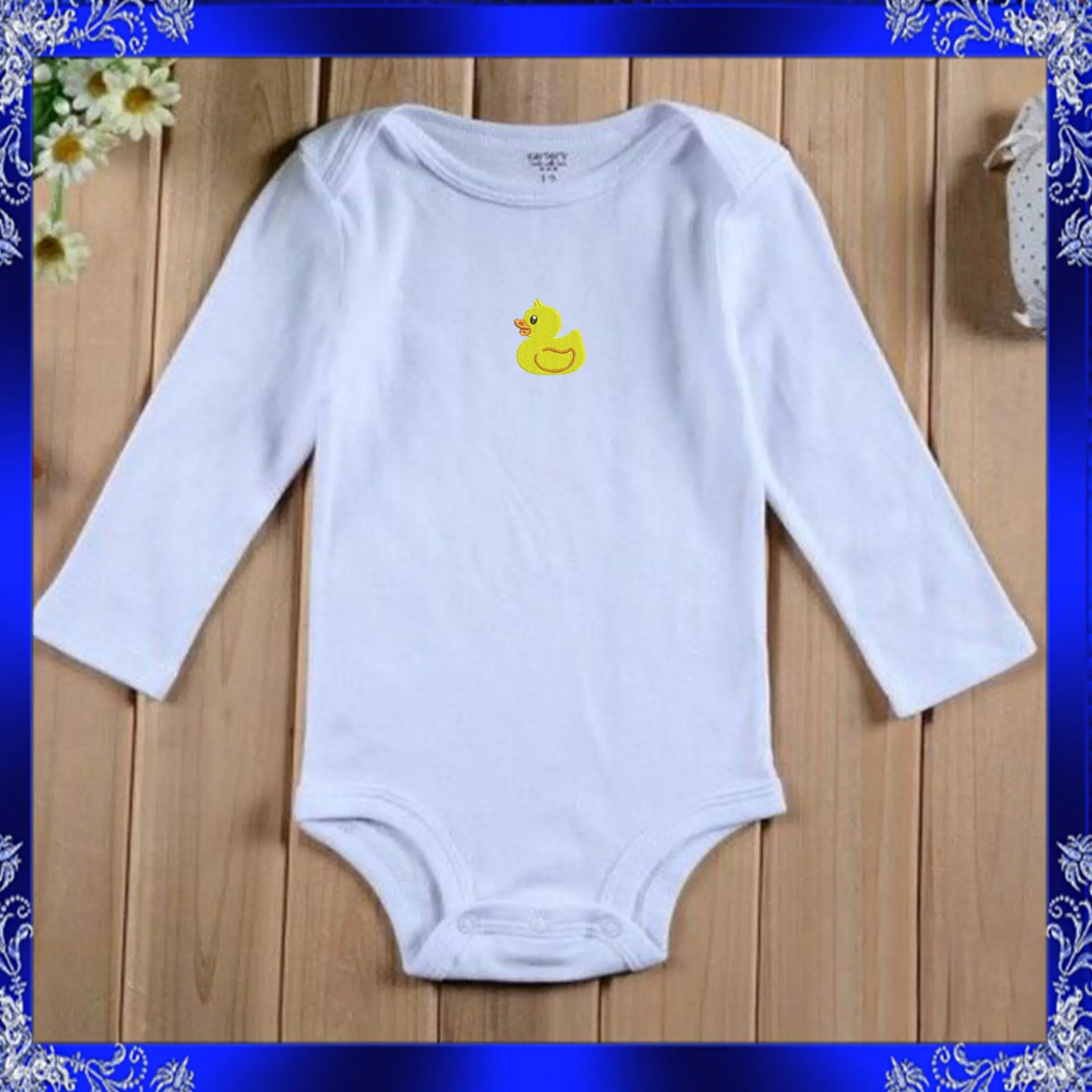 Mini duck machine embroidery design tiny duck embroidery