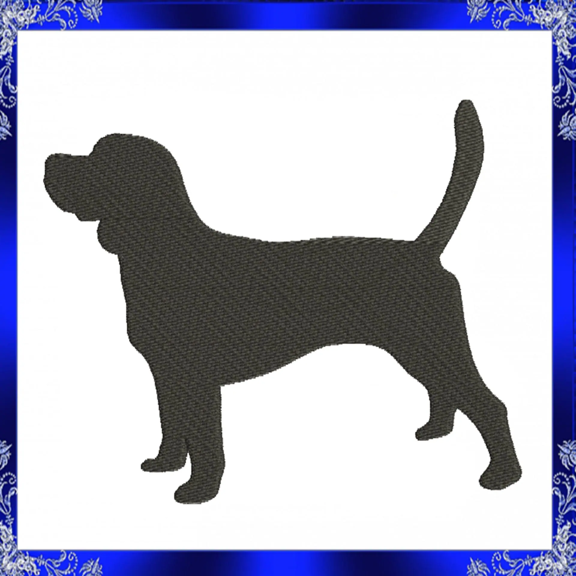 Beagle embroidery design - Crealandia