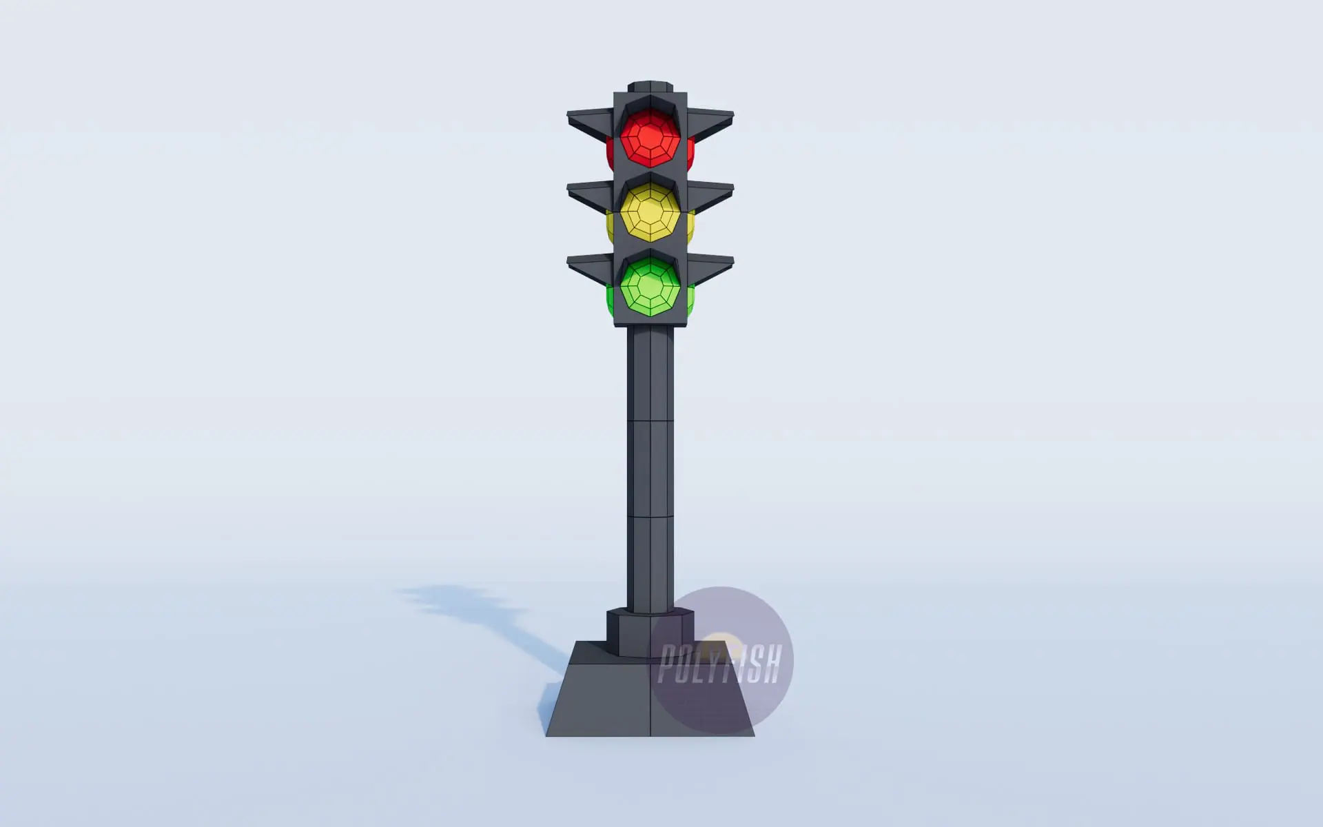 DIY Traffic Light template Papercraft PDF - Crealandia