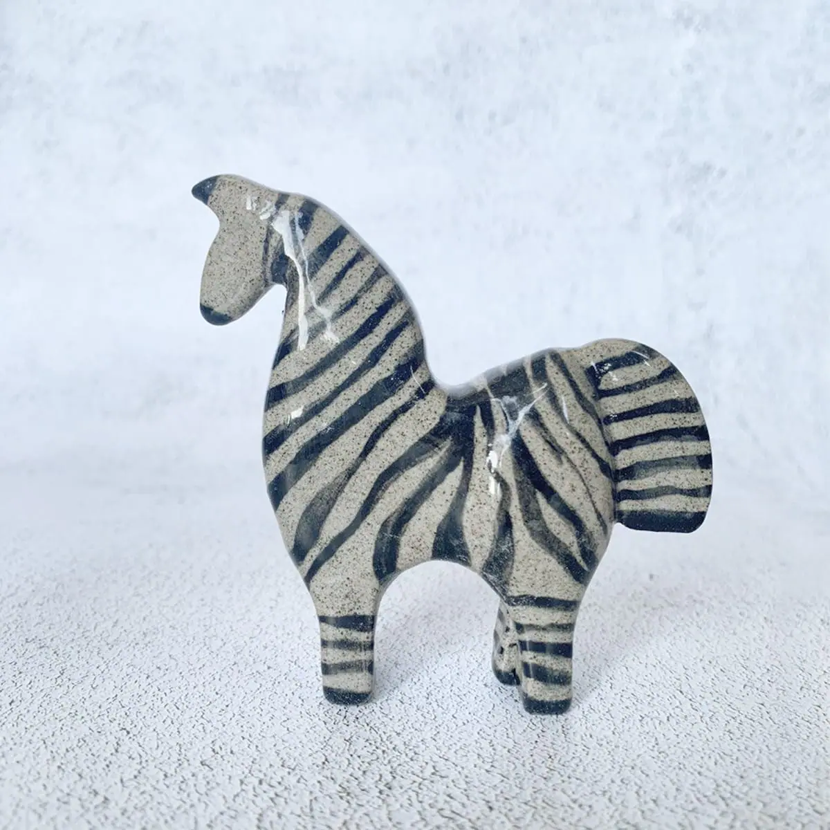 Ceramic Zebra figurine - Crealandia