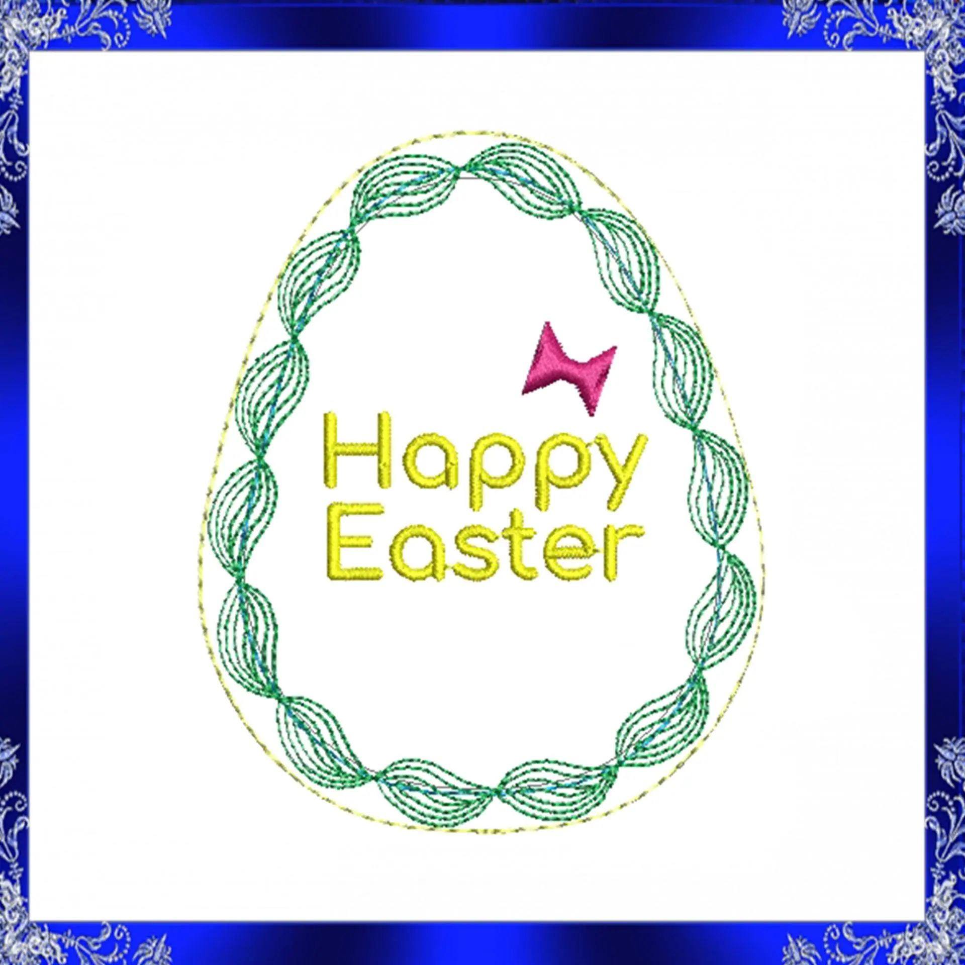 ITH Easter Egg feltie Embroidery Design Easter Egg Felties Easter - Crealandia