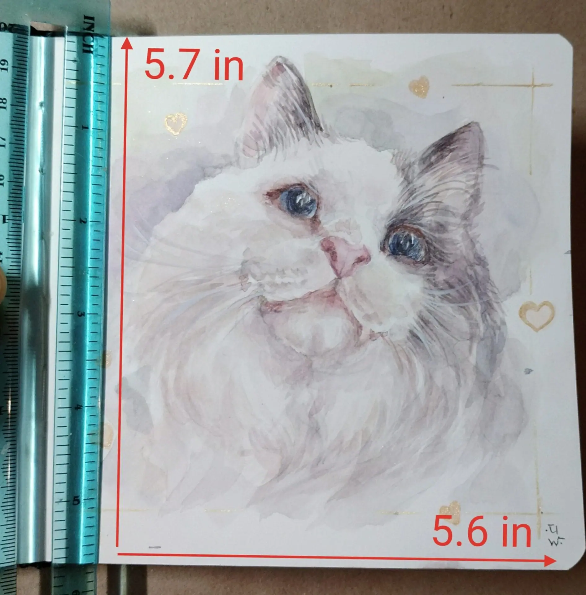 Sweet Jake Portrait Watercolor Painting