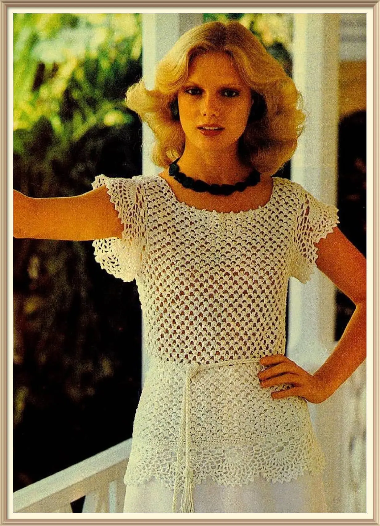 Vintage Crochet Pattern Irish Crochet Blouse Vintage Crochet Pattern Irish Crochet Blouse