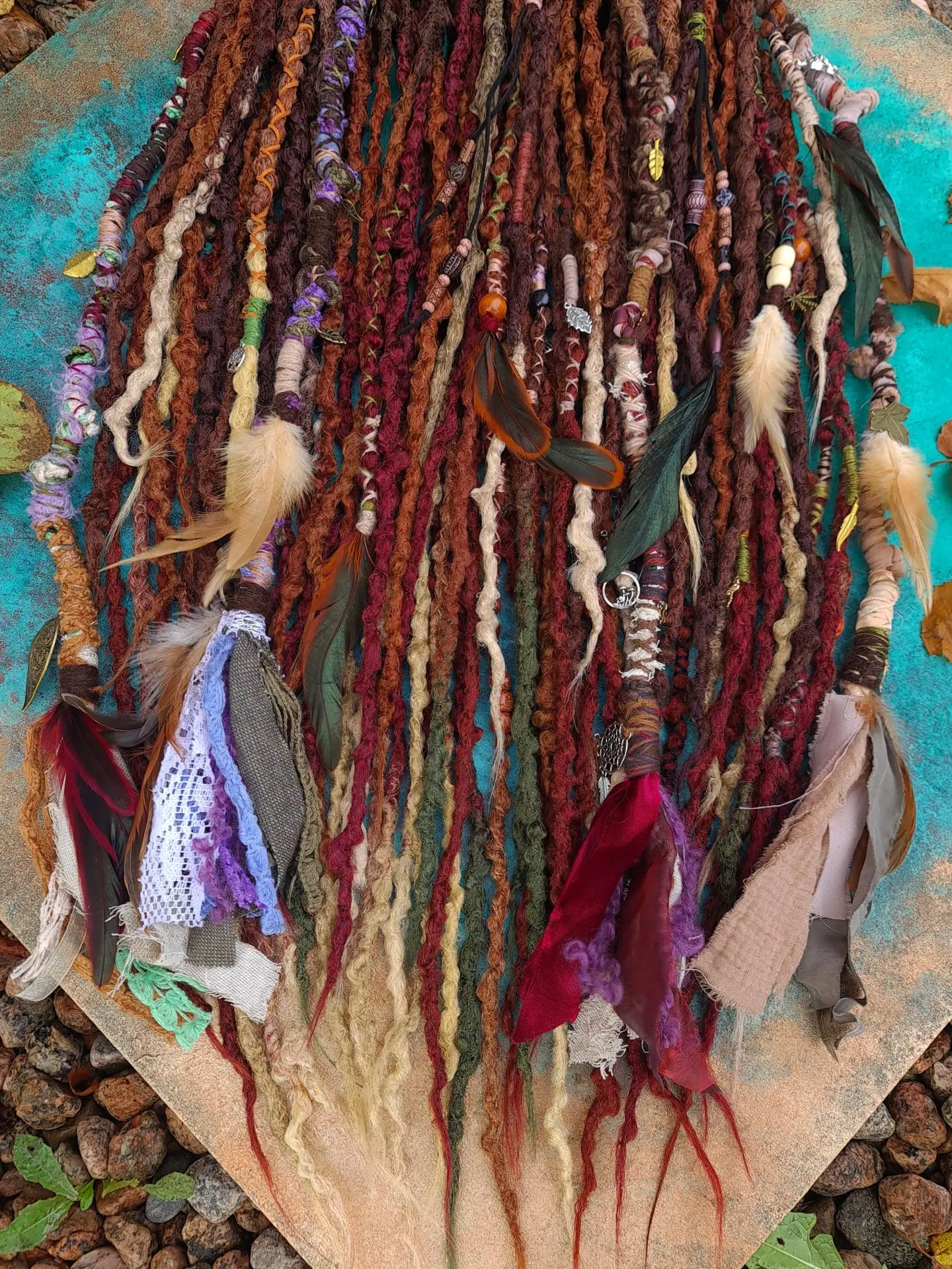Boho vibe Synthetic textured Dreadlocks - Crealandia