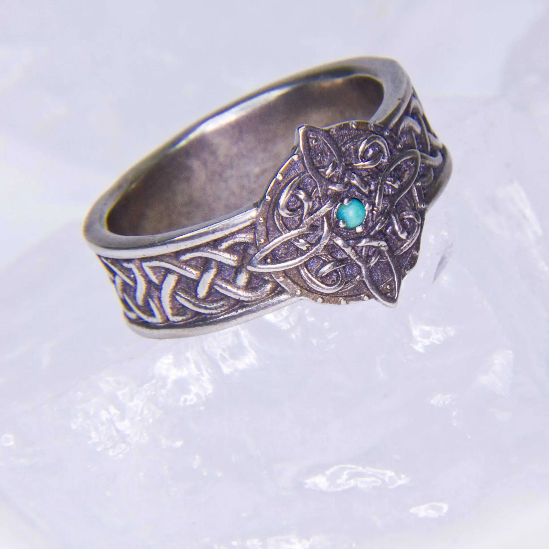 German Silver Ring of Mara / Unusual wedding ring / Celtic ring ...