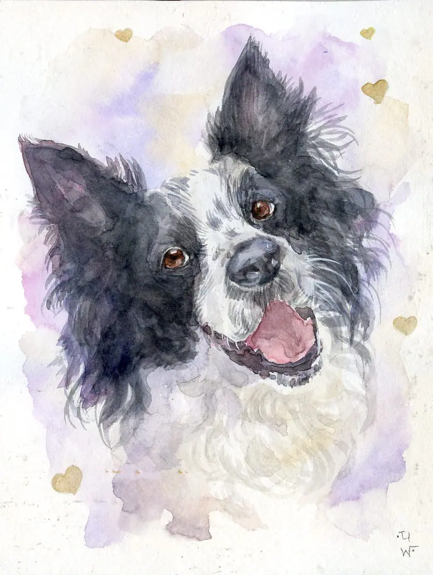 Sweet Arlo Portrait Watercolor PaintingSweet Arlo Portrait Watercolor ...