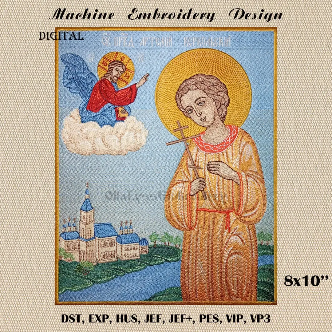 Artemius of Verkola embroidery design