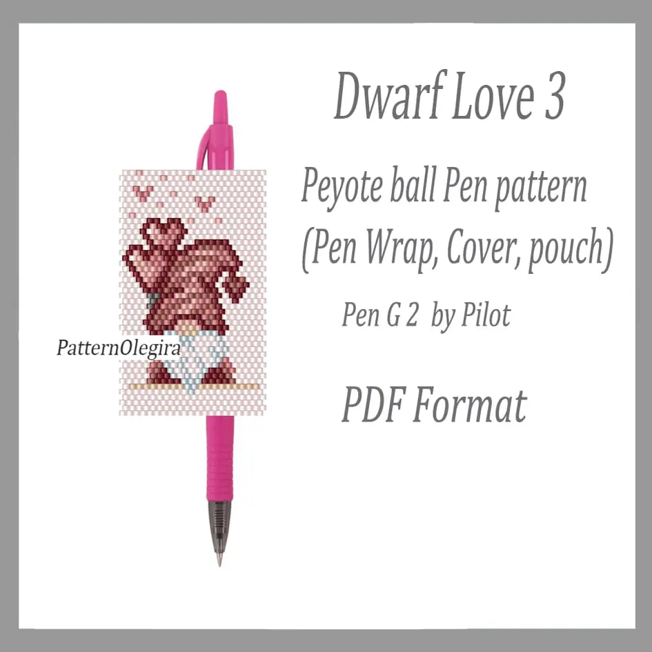 Dwarf love 3 beading pattern bead wraps Olegirabeadpatterns