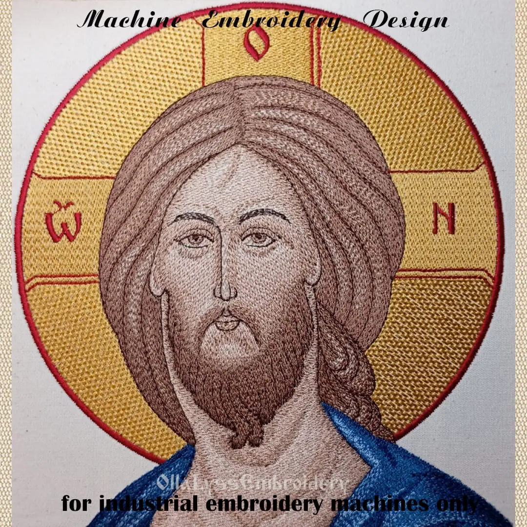 The Saviour embroidery design