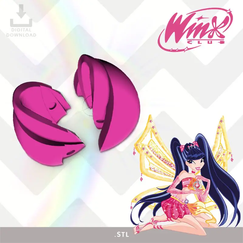 WINX CLUB: ENCHANTIX Musa - 3D HAIRCLIP STL
