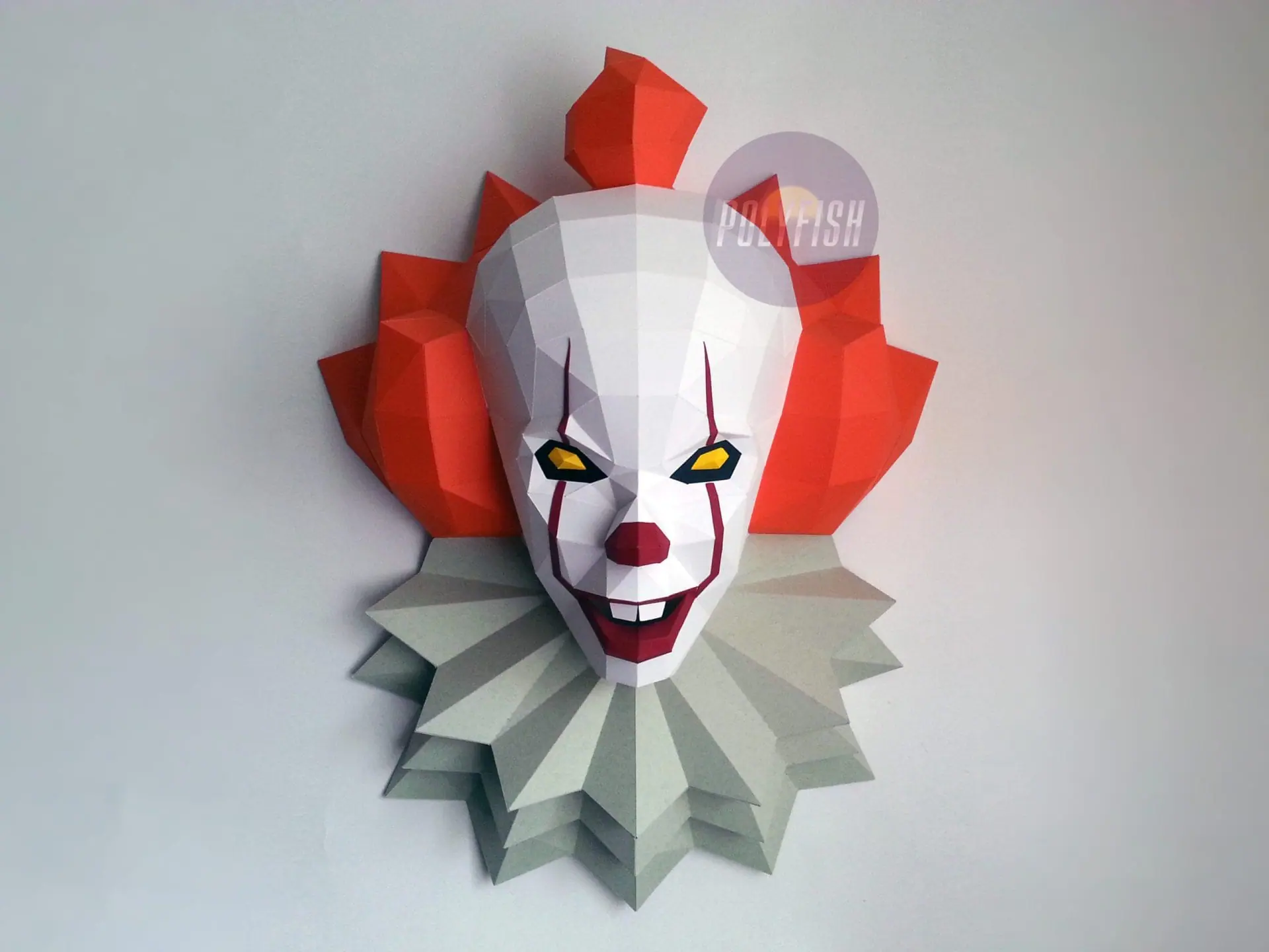 DIY Pennywise 2017 template Papercraft PDF - Crealandia