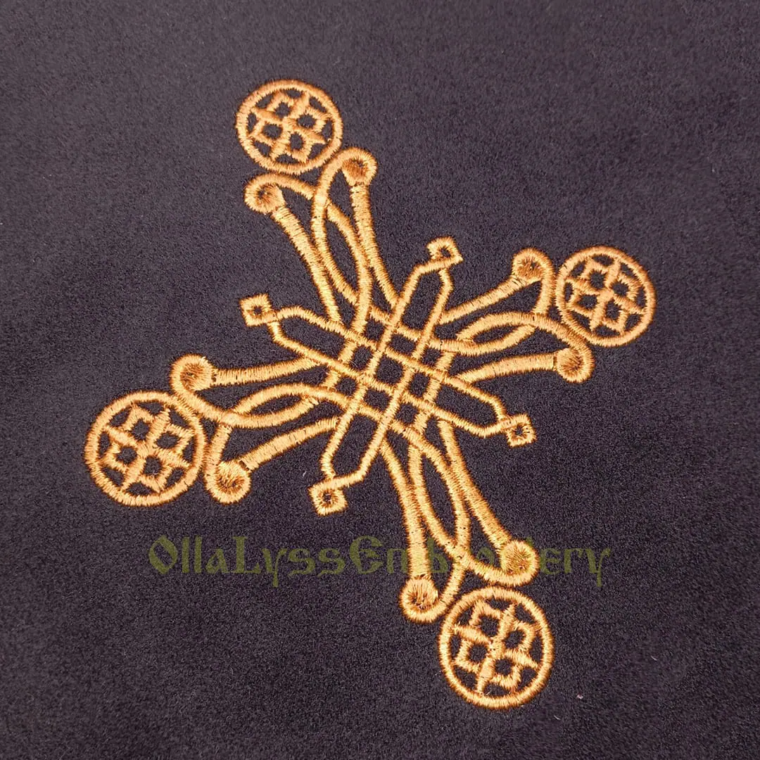 Christian Cross free embroidery design