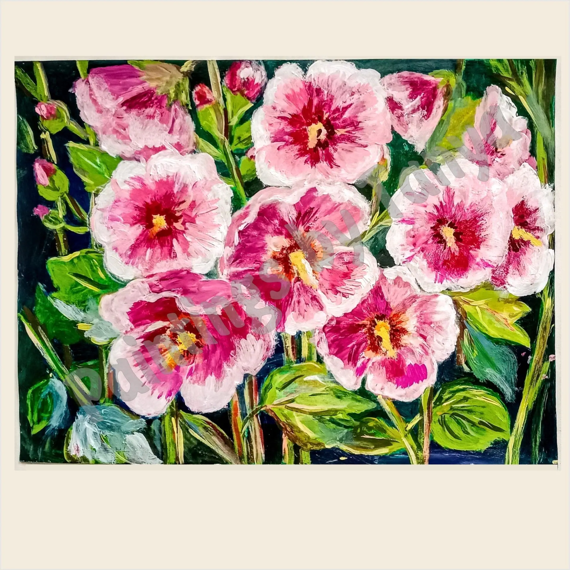 Mallow Painting For Download Crealandia