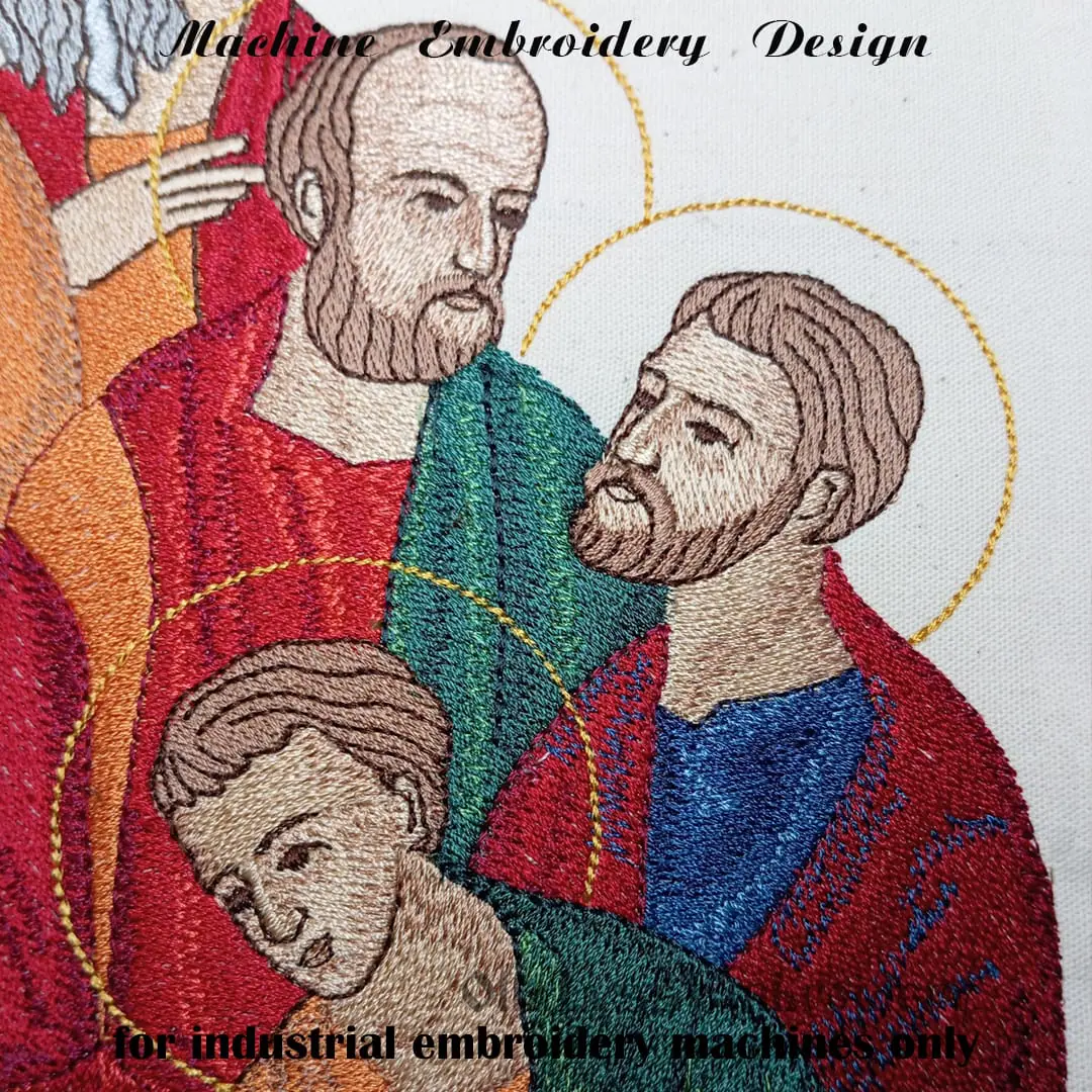 The Last Supper embroidery design