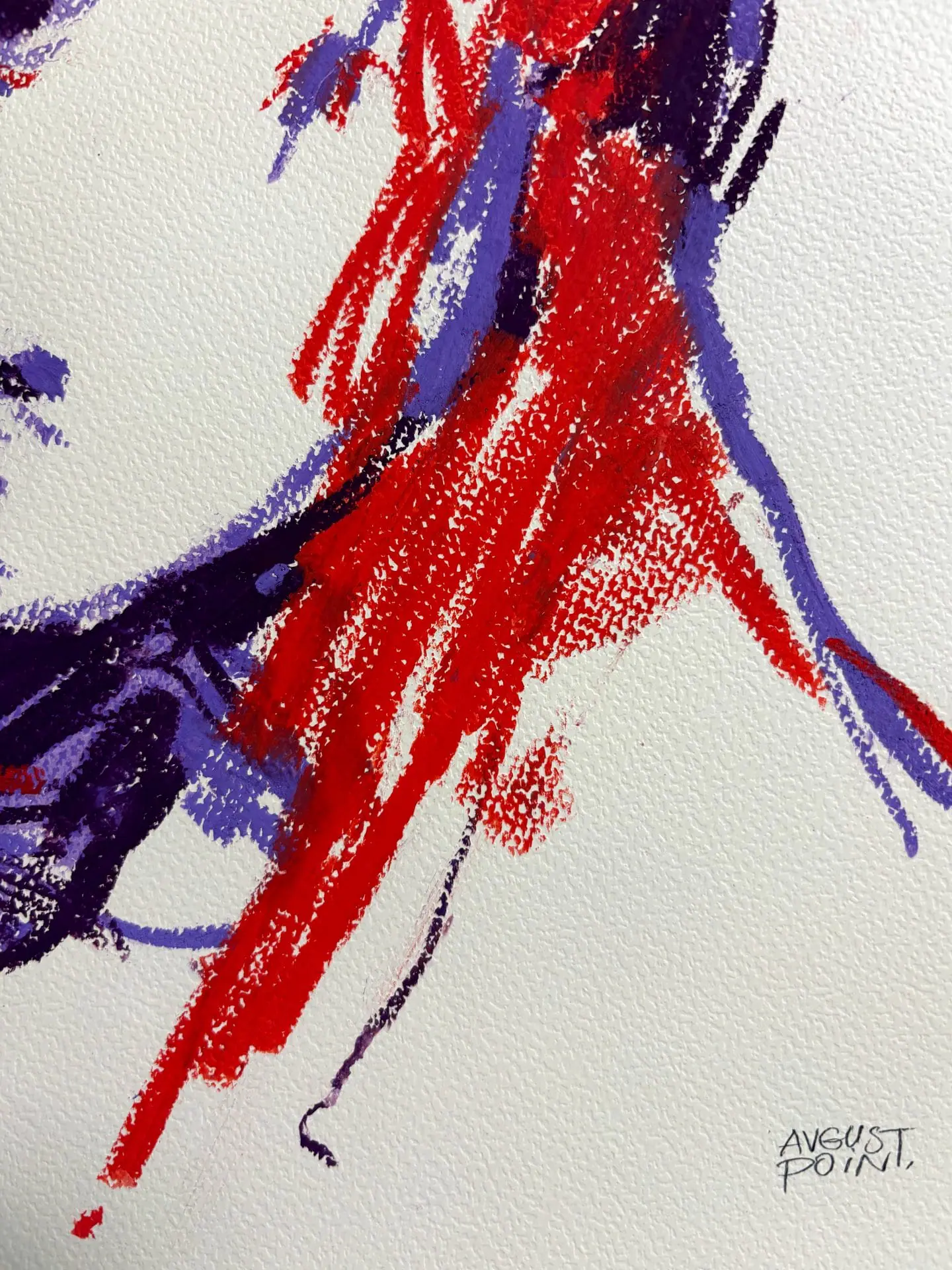 Oil pastel portrait №31