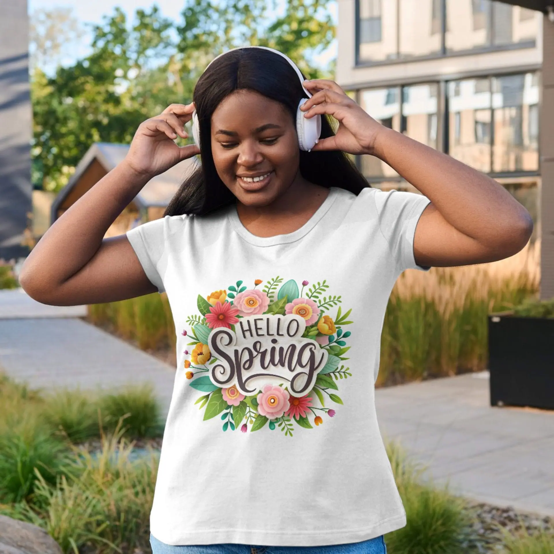 Hello spring svg, Floral svg, Spring sign svg, Hello Spring Clipa ...