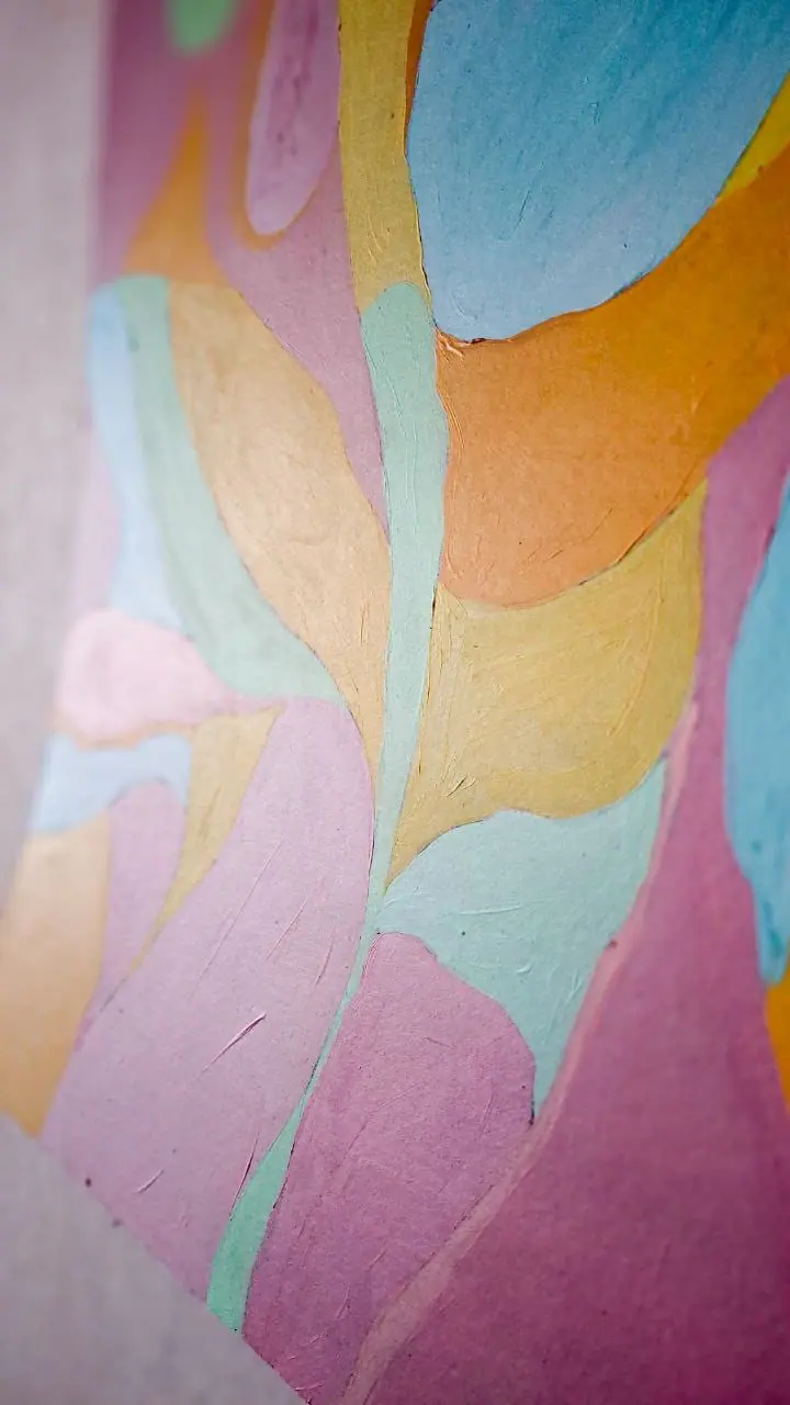 Wave Lines Abstract Wall Art Oil Painting