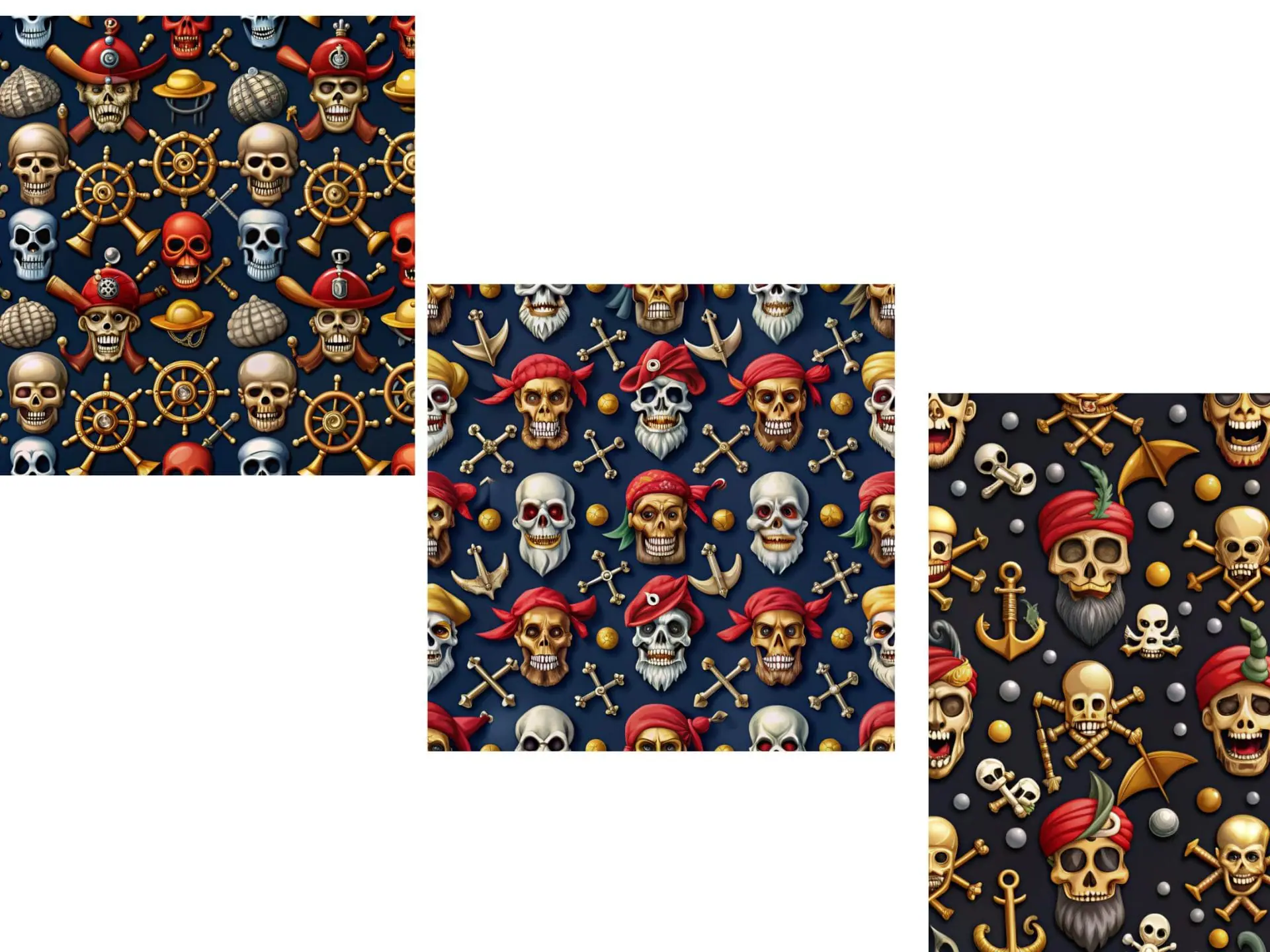 Pirate seamless pattern, Pirate ship, Pirates png - Crealandia