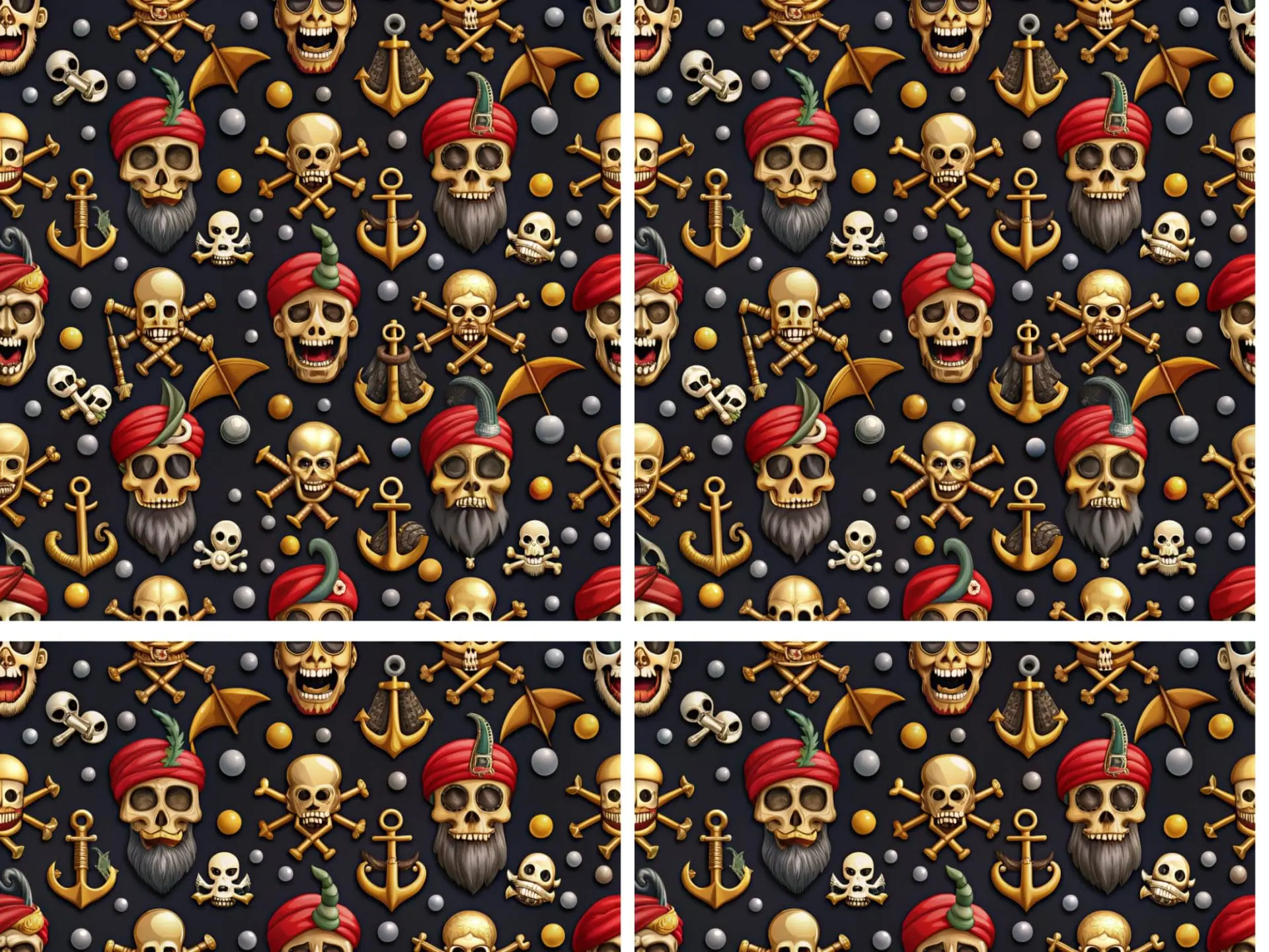 Pirate seamless pattern, Pirate ship, Pirates png - Crealandia