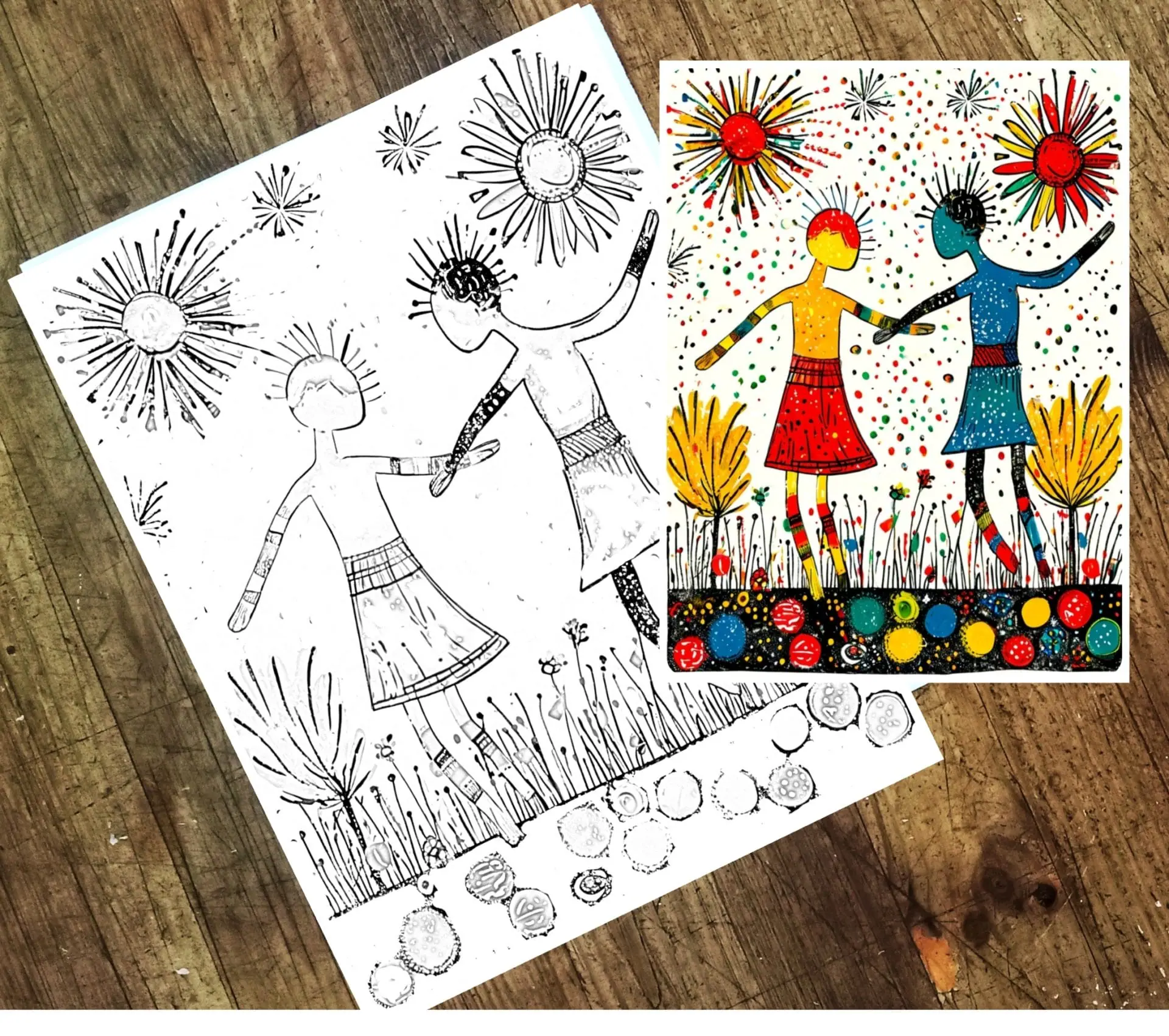Dancing Men Coloring Pages Download Crealandia