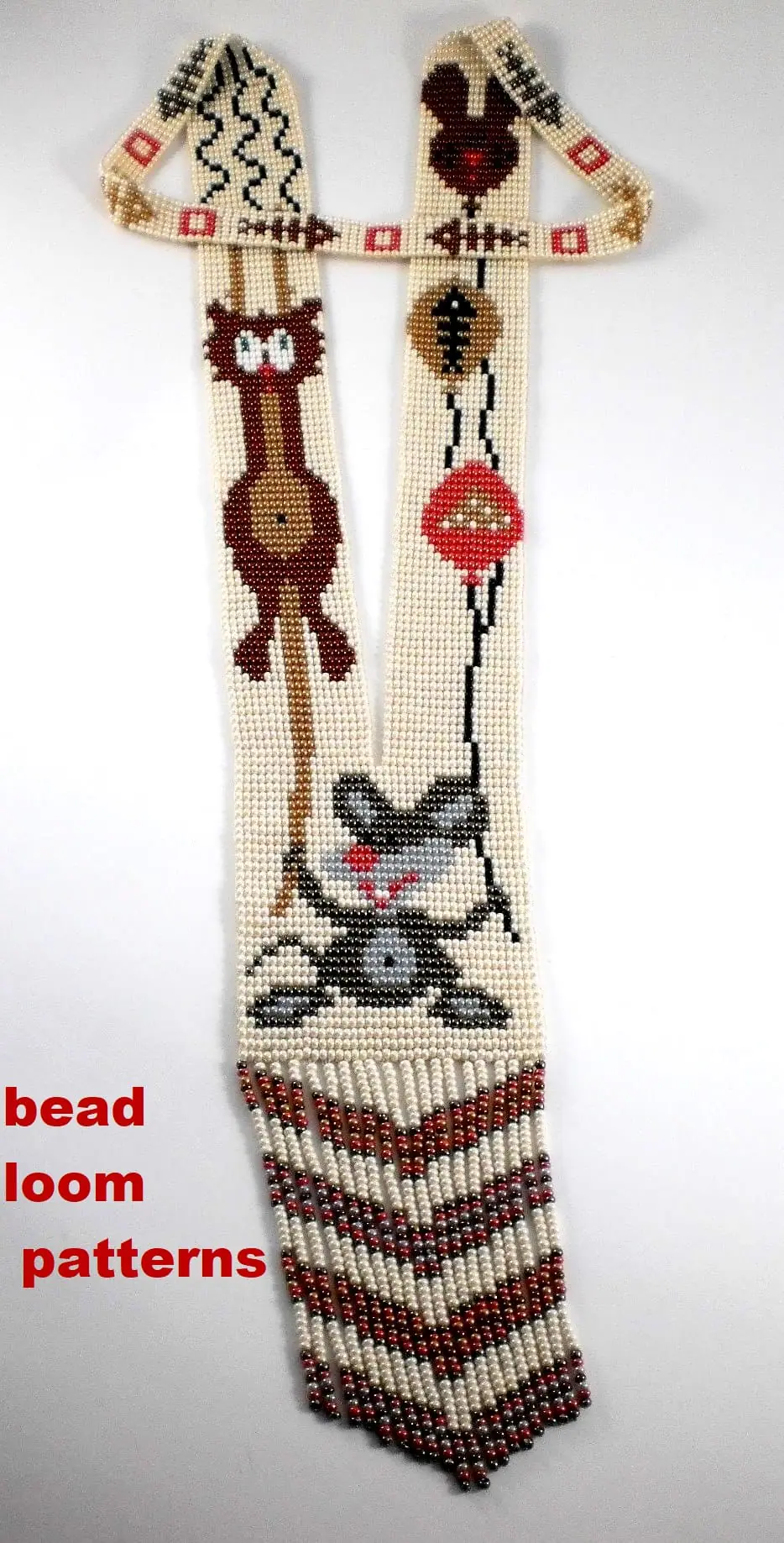 Bead loom patterns, schemes for a Gerdan-Split-Loom Necklace, PDF ...