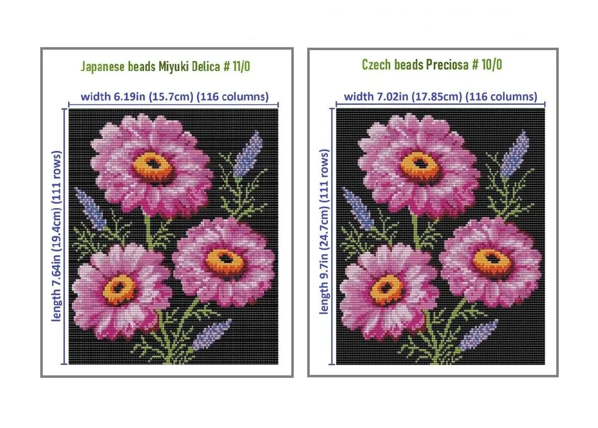 Loom Stitch Beaded Tapestry-Banner-Postcard,Patterns - Crealandia