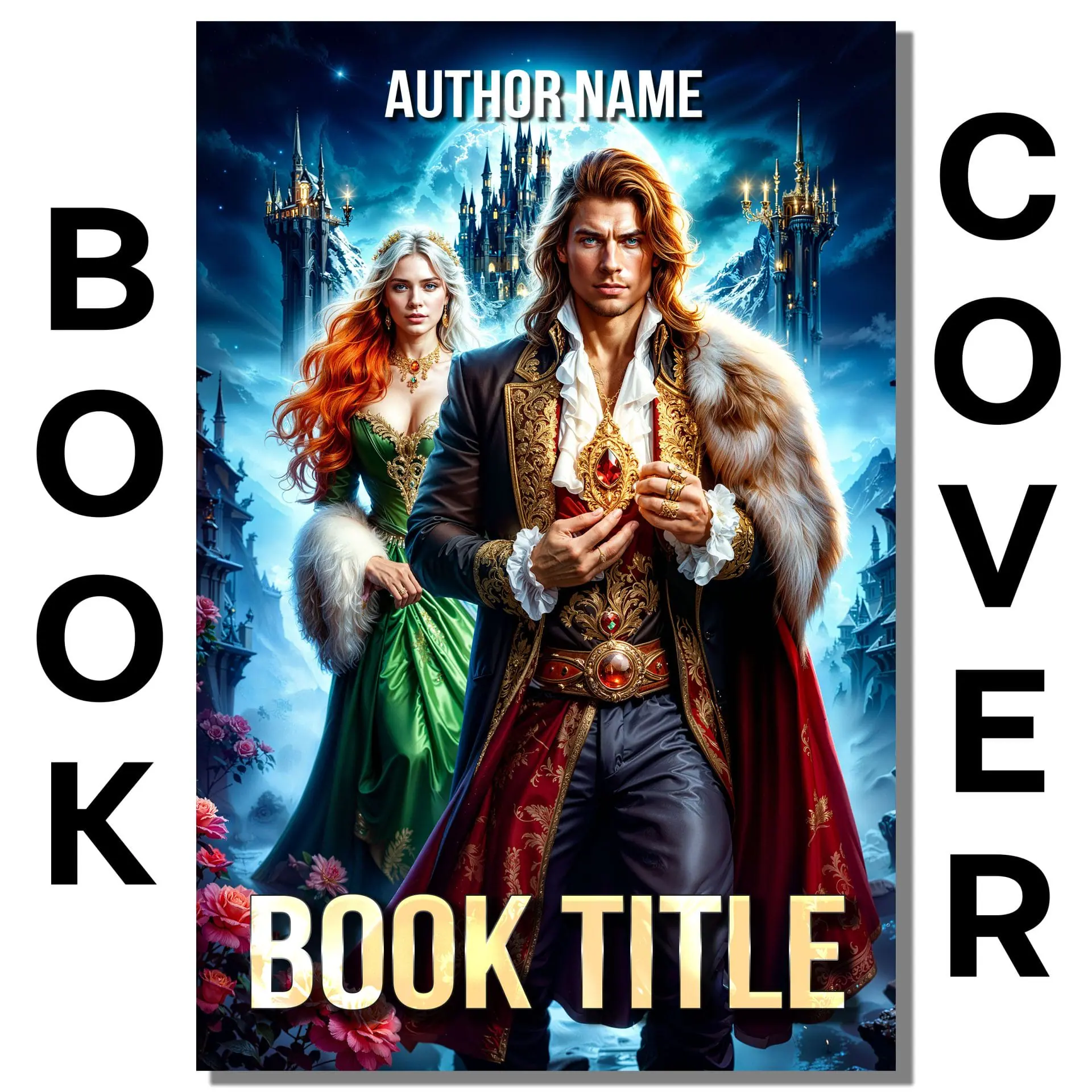Digital book cover for Fantasy novel cover design cover for book