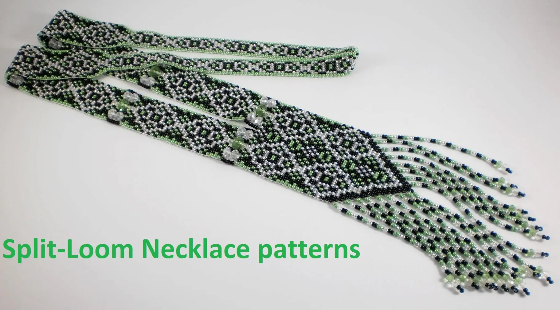 Bead loom patterns Gerdan-Split-Loom Necklace - Crealandia