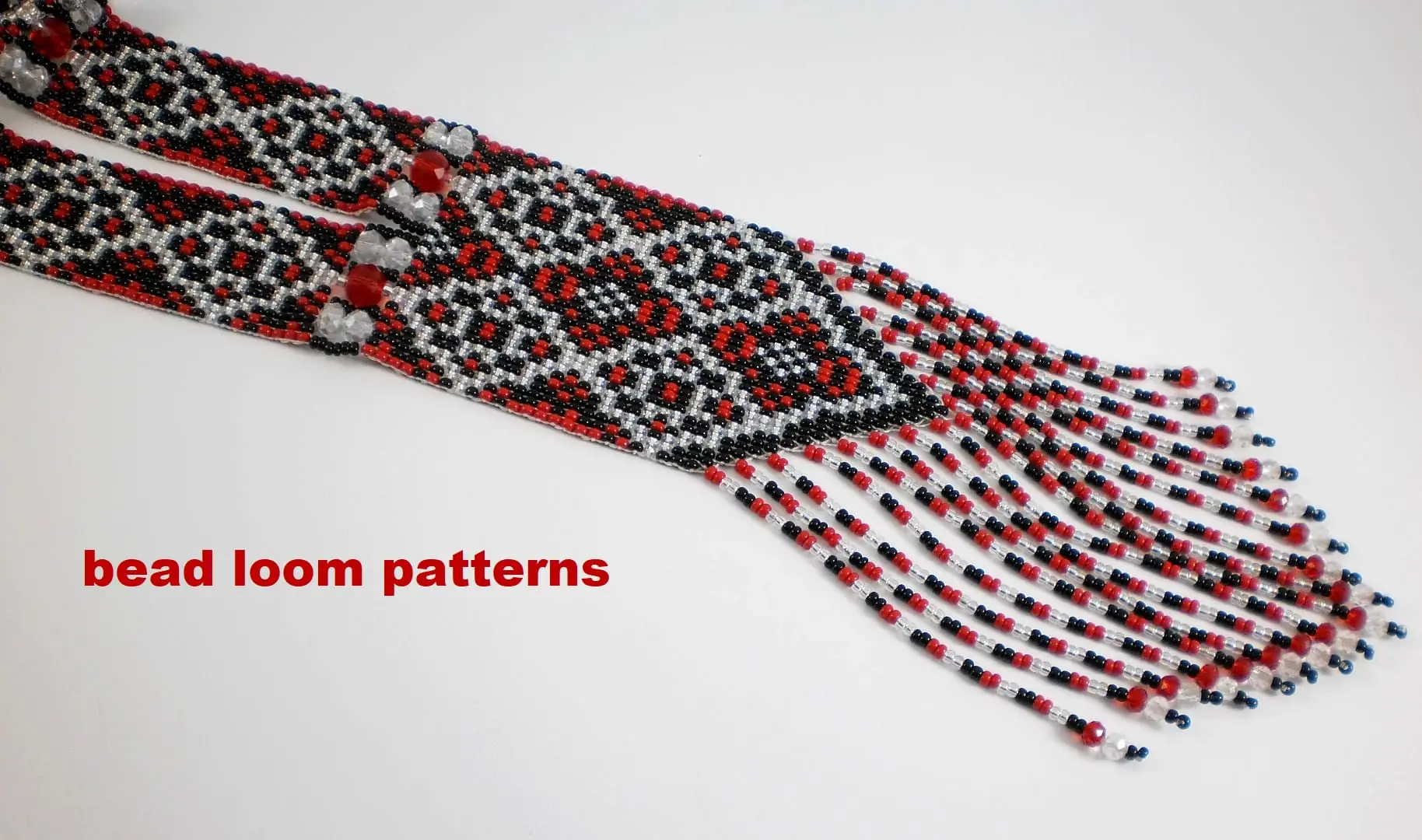 Bead loom patterns Gerdan-Split-Loom Necklace - Crealandia