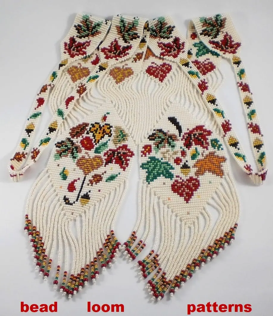 Bead loom patterns Gerdan-Split-Loom Necklace - Crealandia