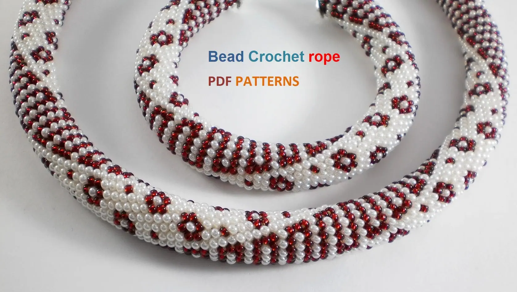 Bead Crochet Rope patterns,Spiral Harness - Crealandia