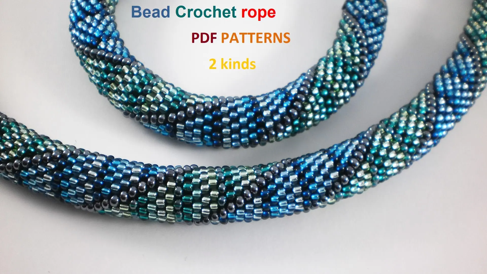 Bead Crochet Rope patterns,Spiral Harness - Crealandia