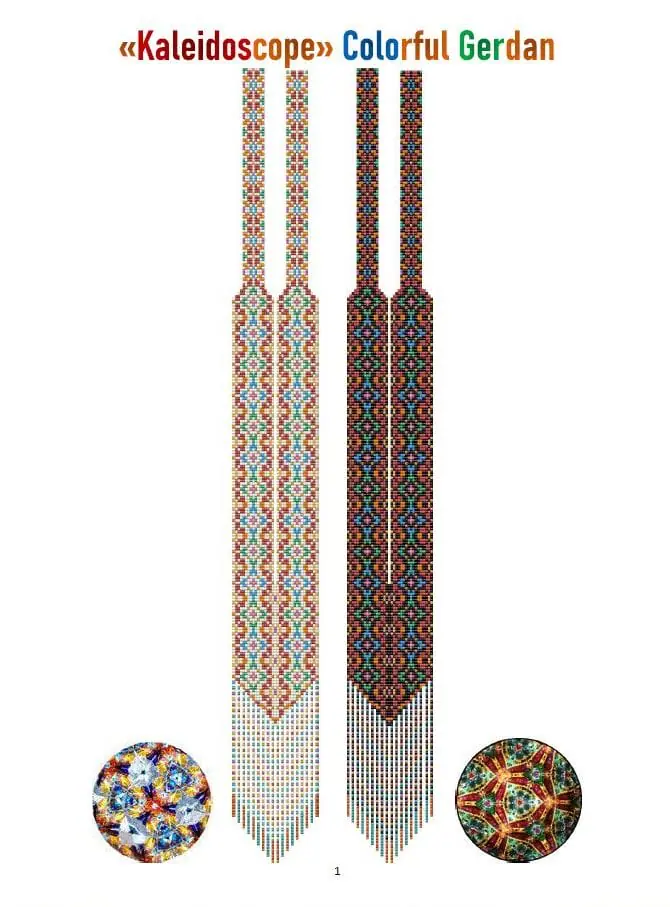 Bead Gerdan-Split-Loom Necklace patterns - Crealandia