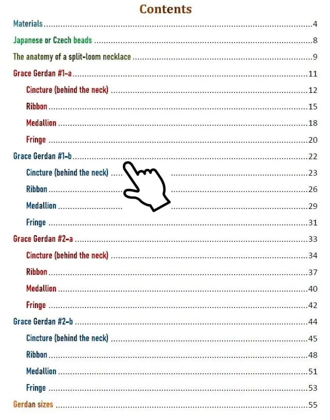 Bead loom patterns Gerdan-Split-Loom Necklace,weaving - Crealandia